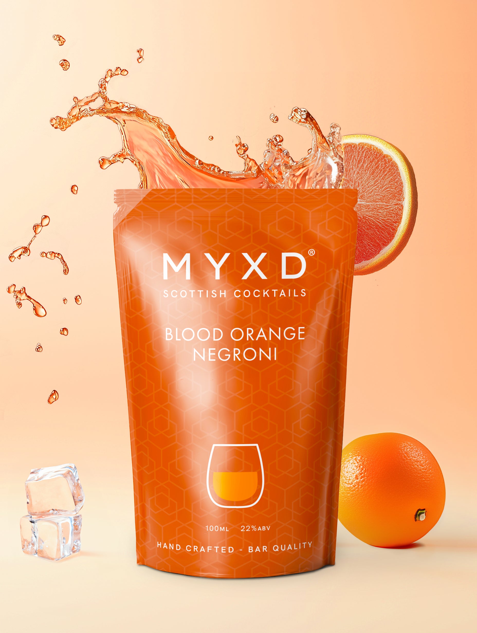 Blood Orange Negroni Cocktail Pouches